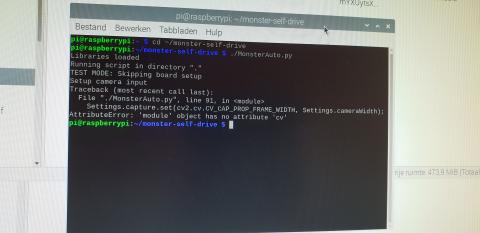 AttributeError: 'module' object has no attribute 'cv' | PiBorg